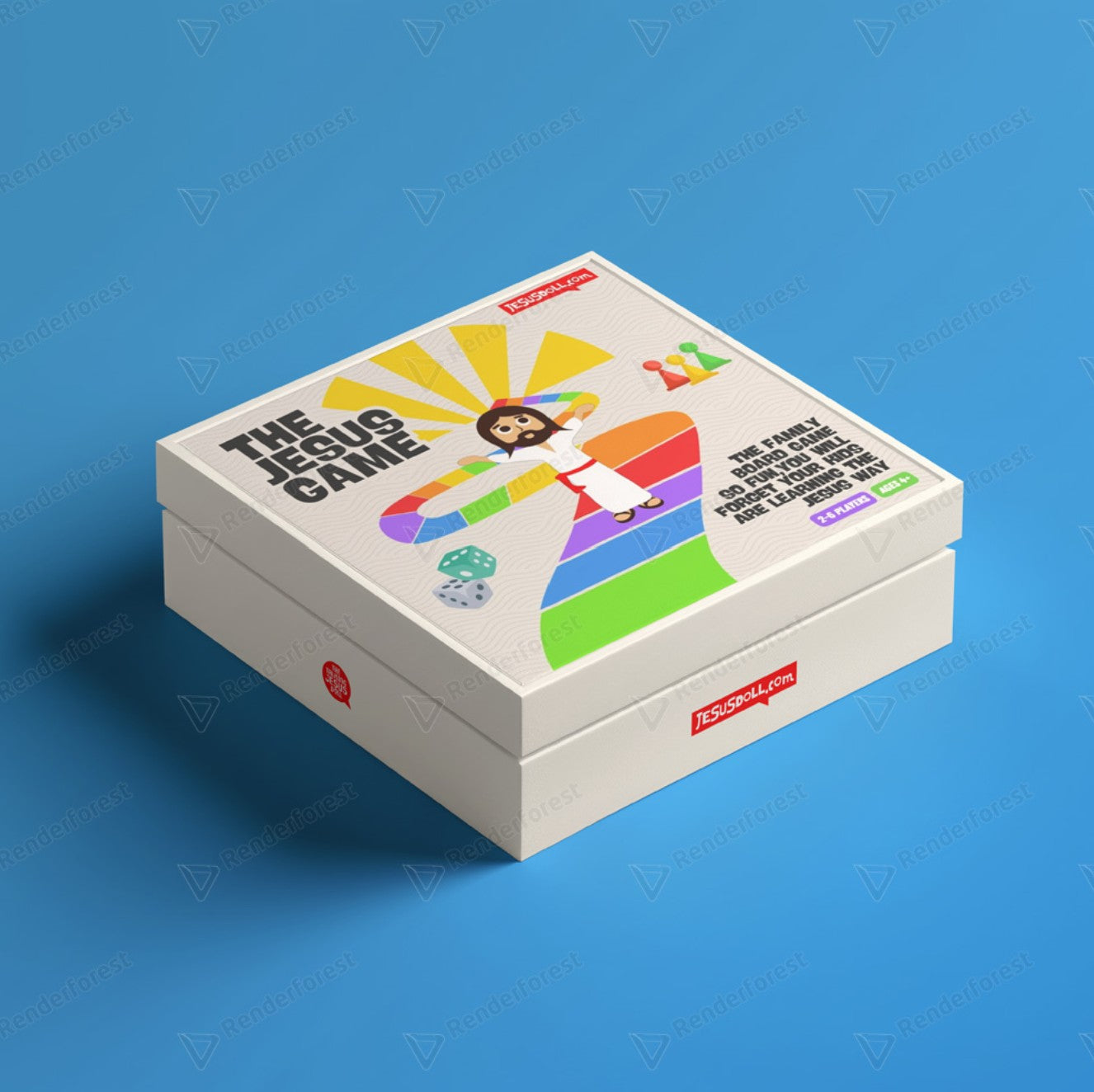 The Jesus Game - Board Game for Kids - Ages 4+ - 2-6 Players ...